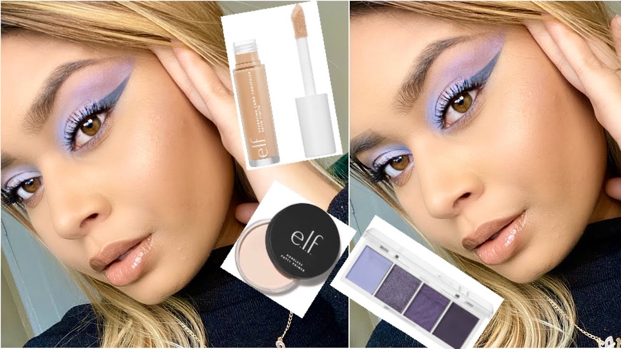 NEW ELF Makeup Review I Hydrating Camo Concealer, Poreless Putty Primer ...