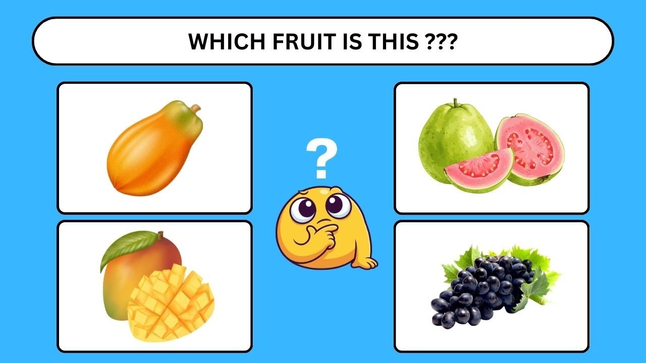 🍎🍌 Which Fruit Is This? | Fun Fruit Guessing Game for Kids 🍓🍊 - YouTube