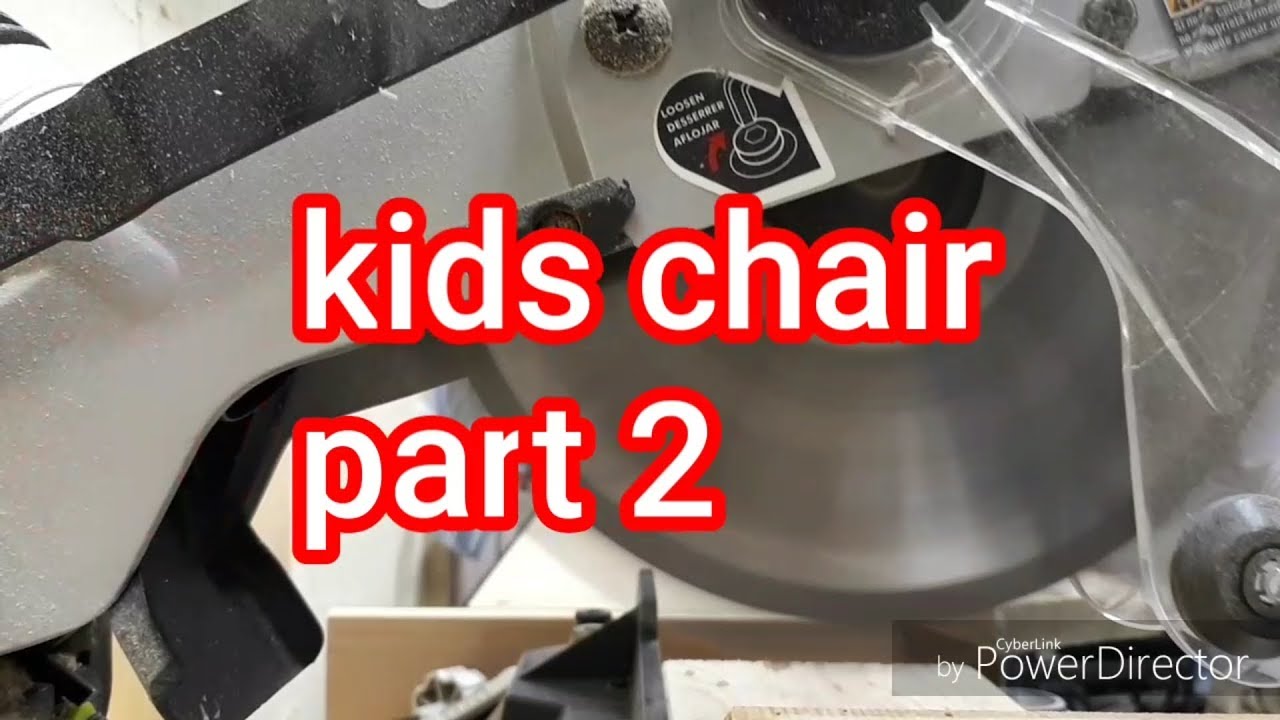 Making a kids chair part 2 - YouTube