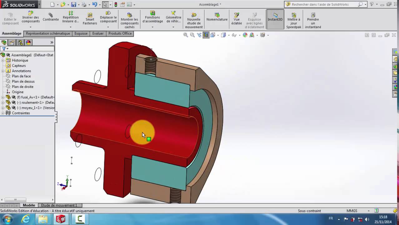 17 Outil De Section Avec Solidworks Youtube
