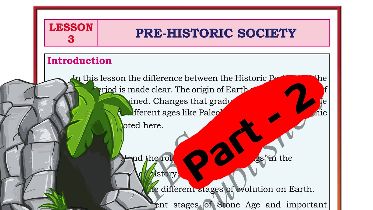6th Social | Pre Historic Society | Part 2 | class 6 | 6th Standard ...