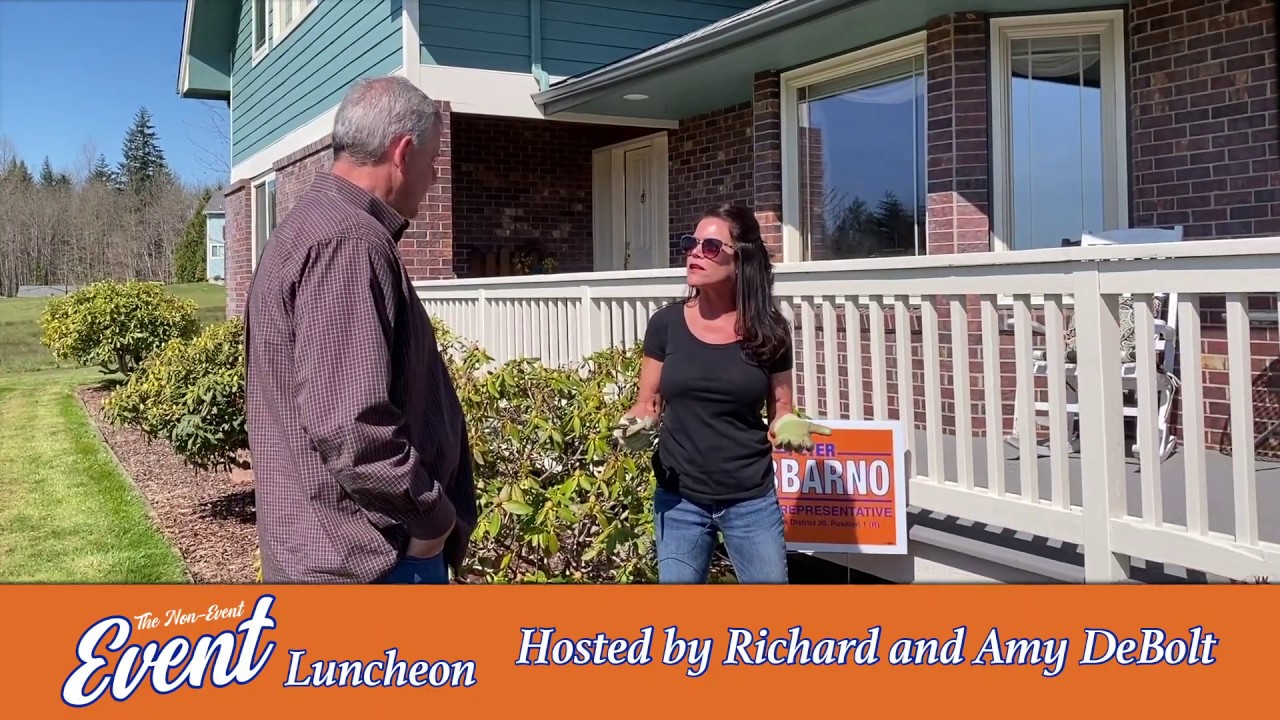 Amy and Richard DeBolt host Non-Event Luncheon for Peter Abbarno - YouTube