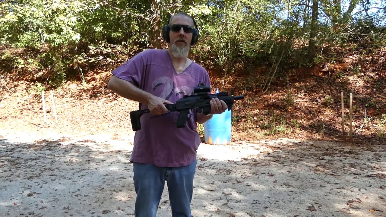 Folding Brace PAK9, Back at the Range. KMag function test - YouTube