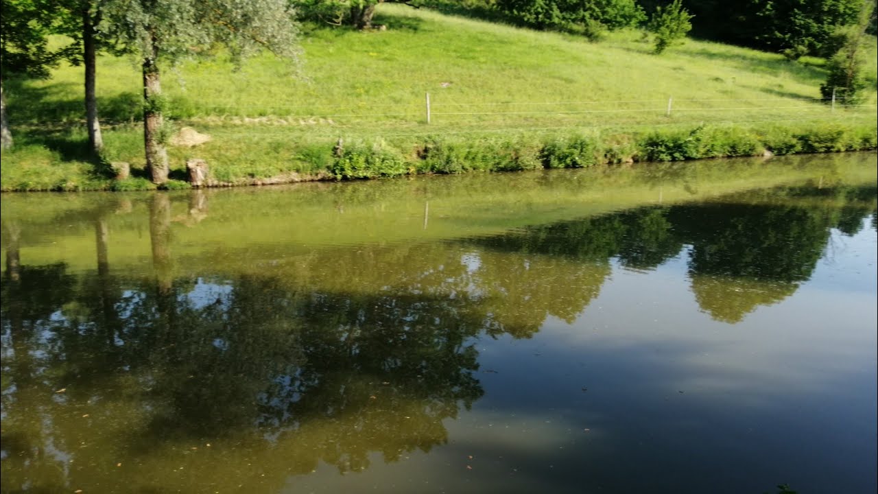 Ochsensee der See von Sommerhausen auf den Berg mit der ehemalige ...