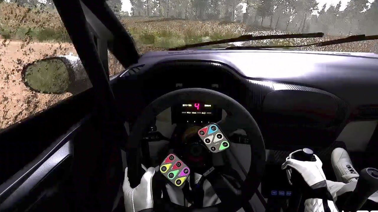 realistic gameplay cockpit view wrc 10 rain weath gameplay 4k 60 fps ...