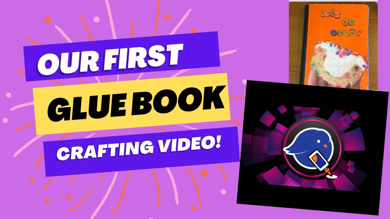 COLOR GLUE BOOK …Brand New Craft Channel! #gluebook #colorgluebook # ...