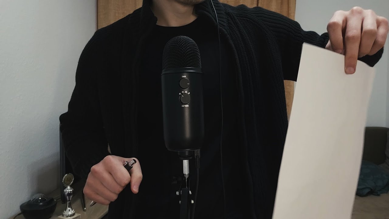 Deep Voice ASMR Random Triggers. - YouTube