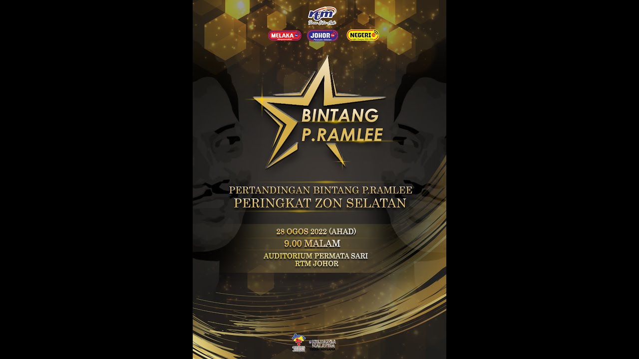 PERTANDINGAN BINTANG P.RAMLEE PERINGKAT ZON SELATAN - YouTube