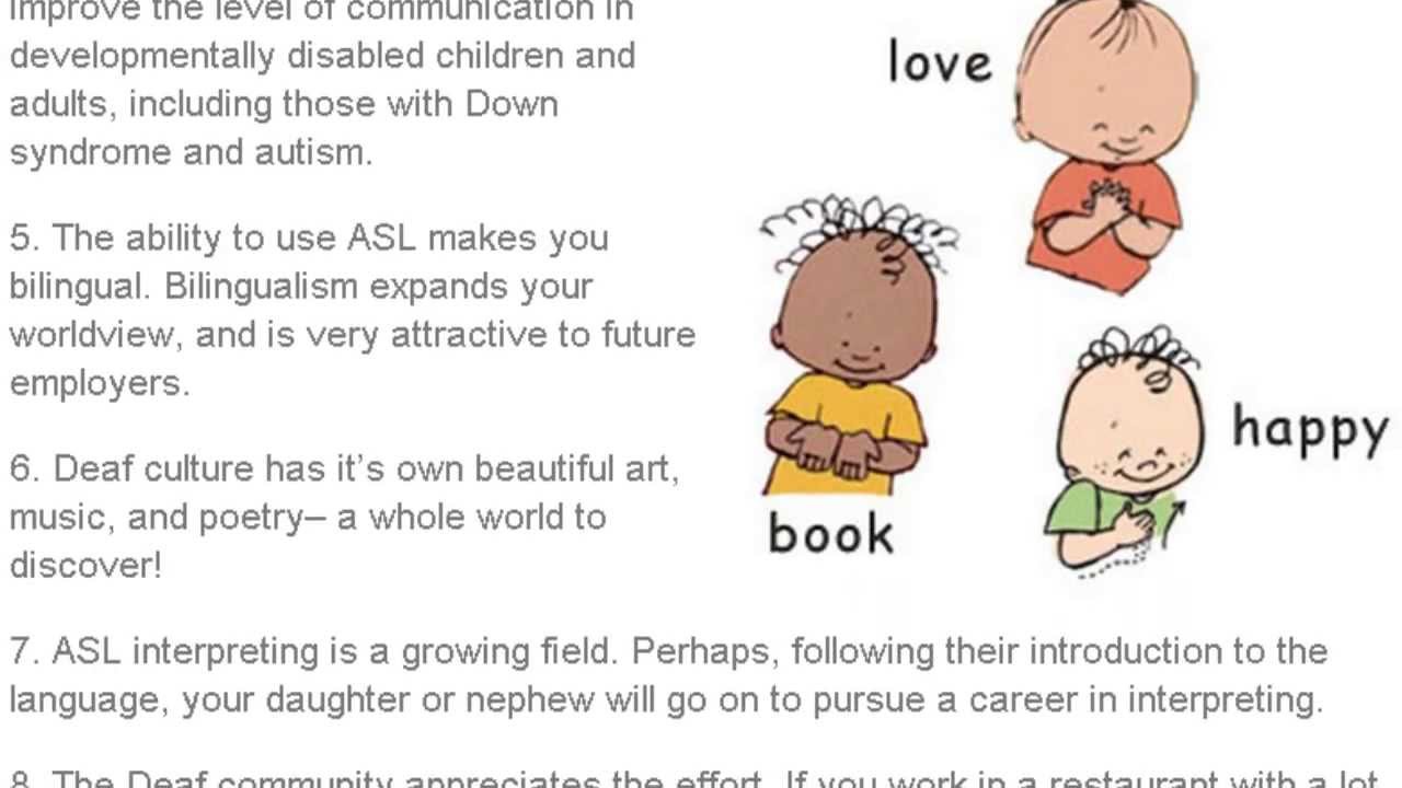 Lydia Callis's Blog 10 Reasons ASL Lessons - YouTube