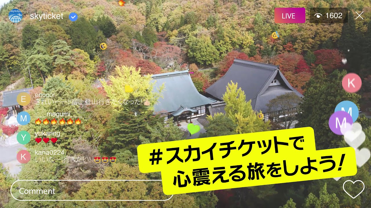 skyticket CM動画「#スカイチケットで心震える旅をしよう！」編 - YouTube