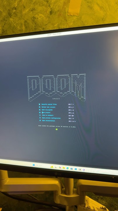 Doom emacs on wsl - YouTube