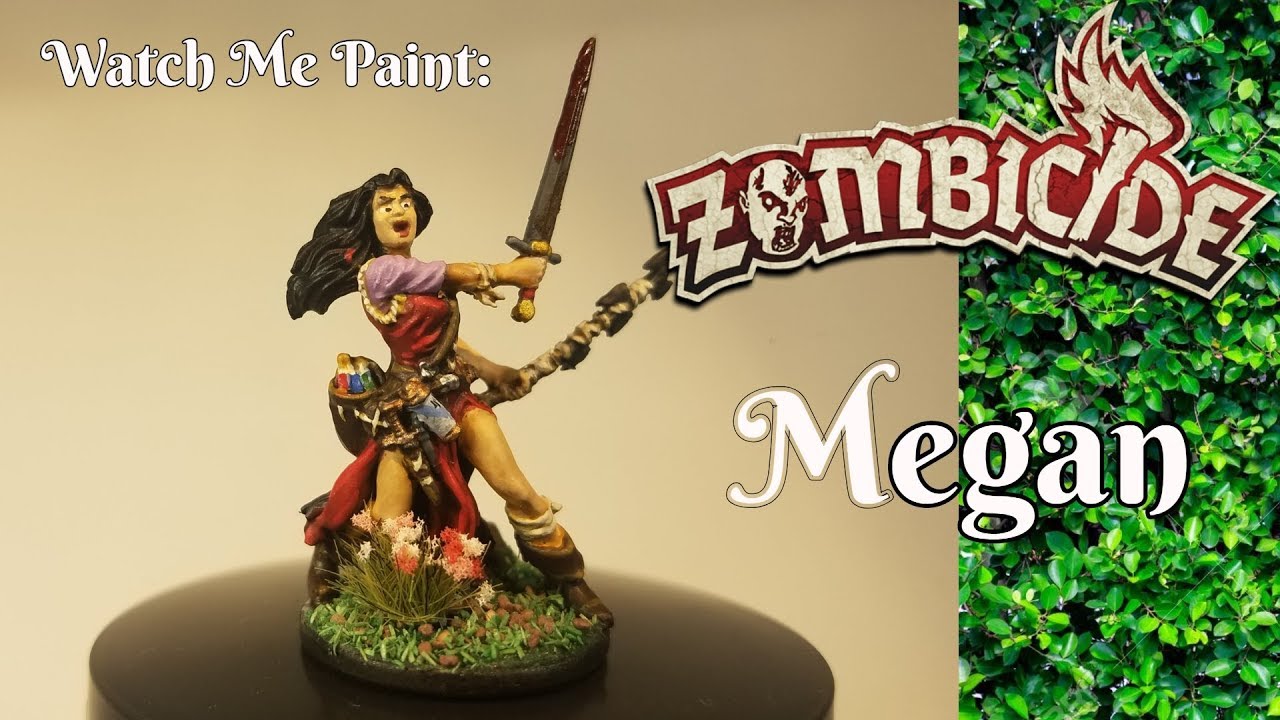 Painting Zombicide Green Horde - Ep.2 Megan - YouTube