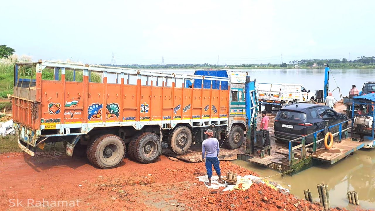 || 35 tone Load Ashok Leyland Truck Up To The Vassal || Loaded Truck ...