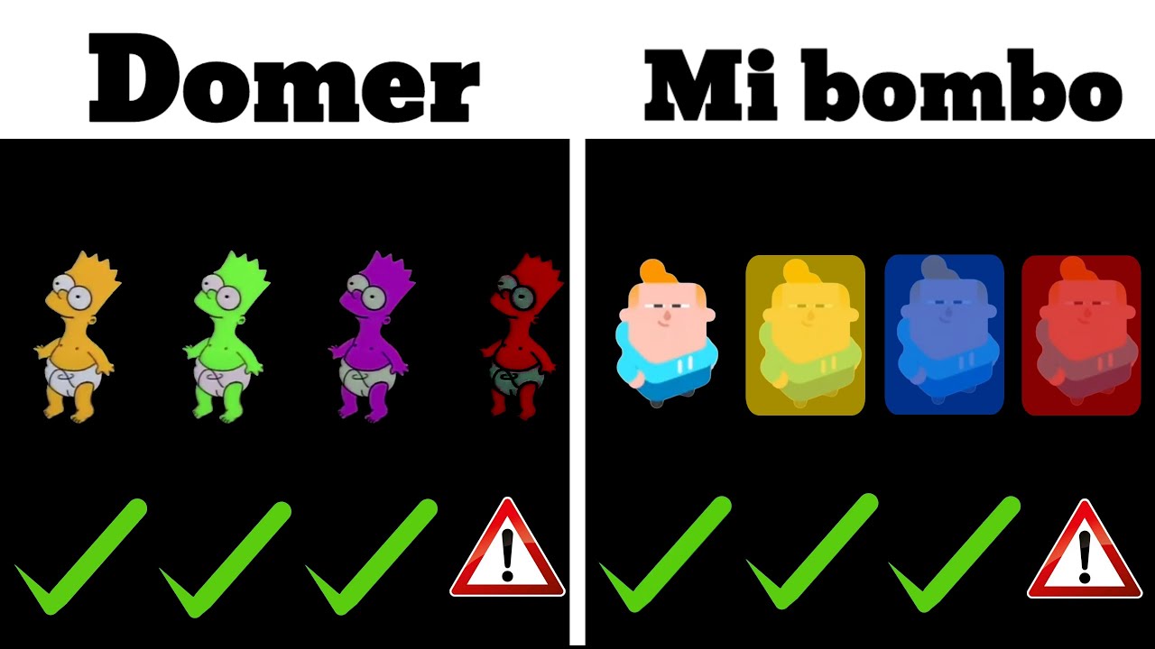 Domer Meme Vs Mi Bombo Meme - YouTube