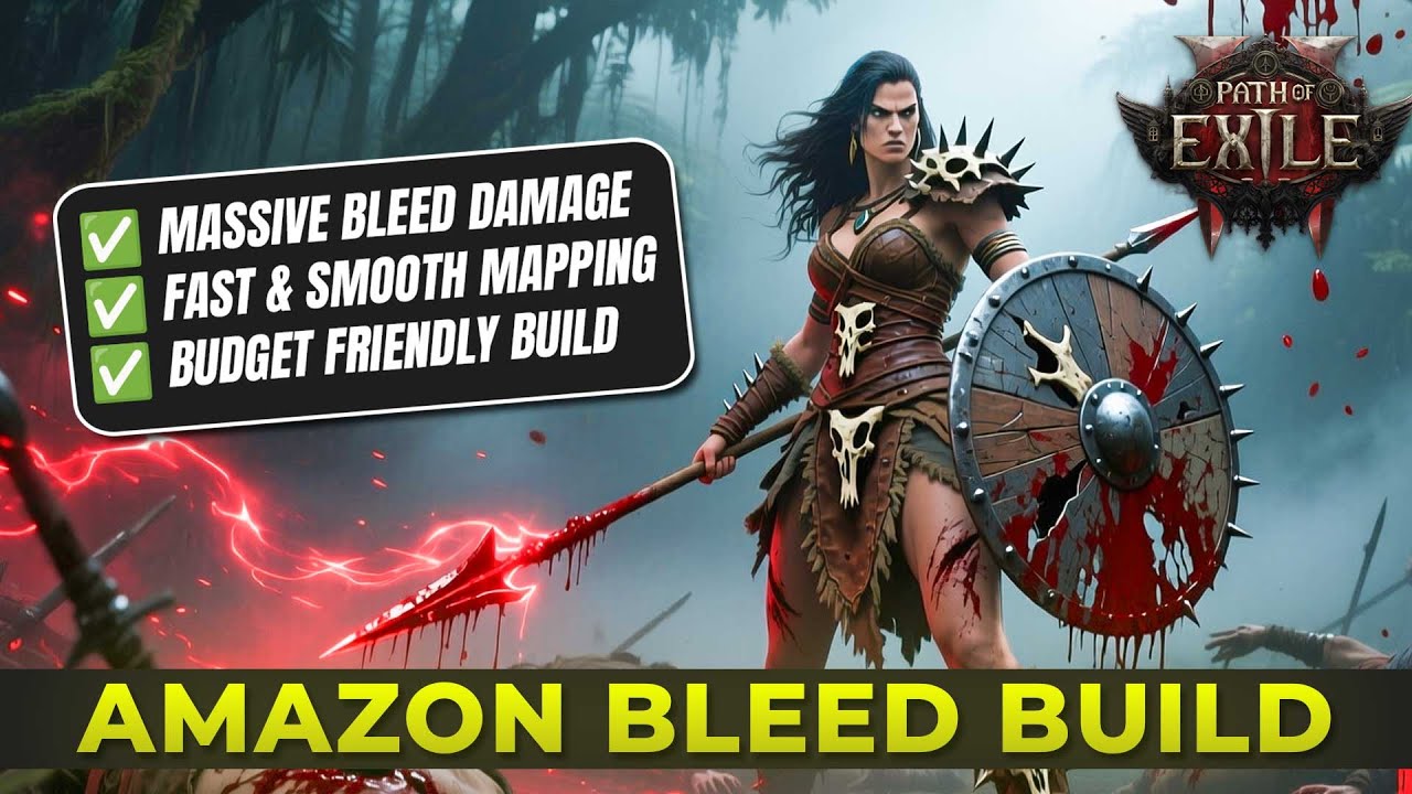 POE 2 0.3 Amazon Bleed Build – Insane DPS & Clear Speed - YouTube