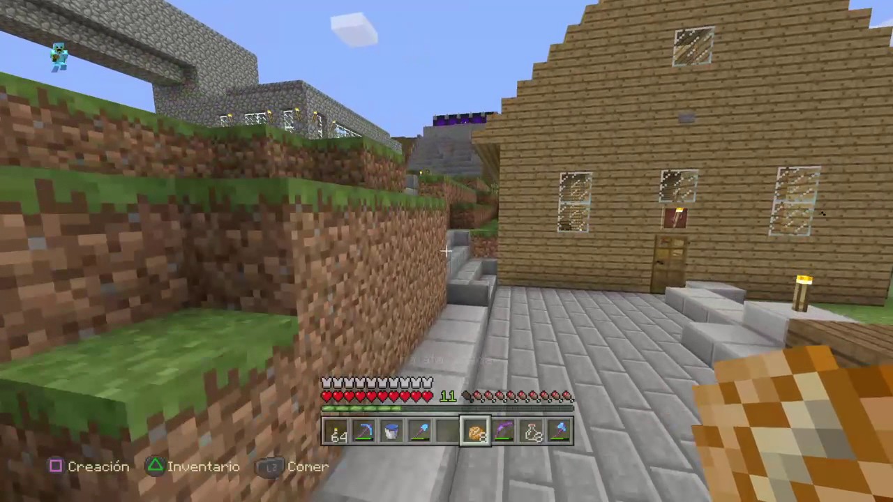 Consiguiendo los nuevos trofeos de minecraft PS4 | #2 - YouTube