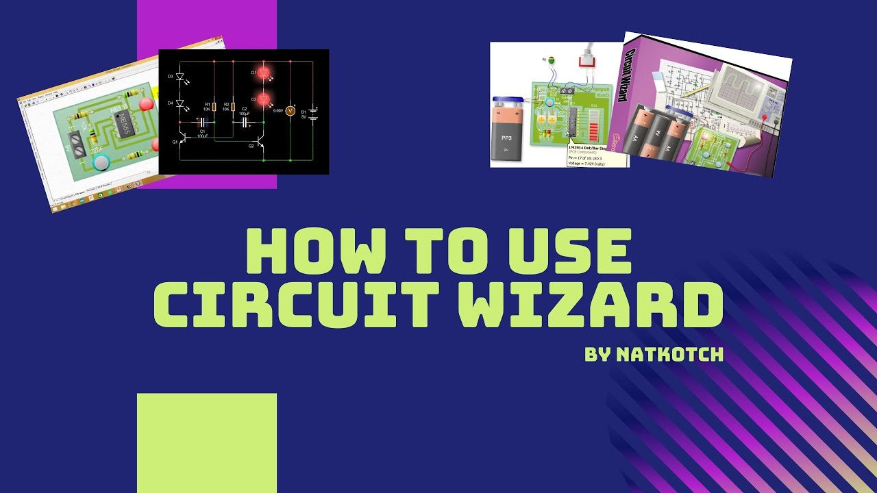 การใช้งานโปรแกรม Circuit wizard ทั้ง Simulation และ ออกแบบ PCB - YouTube