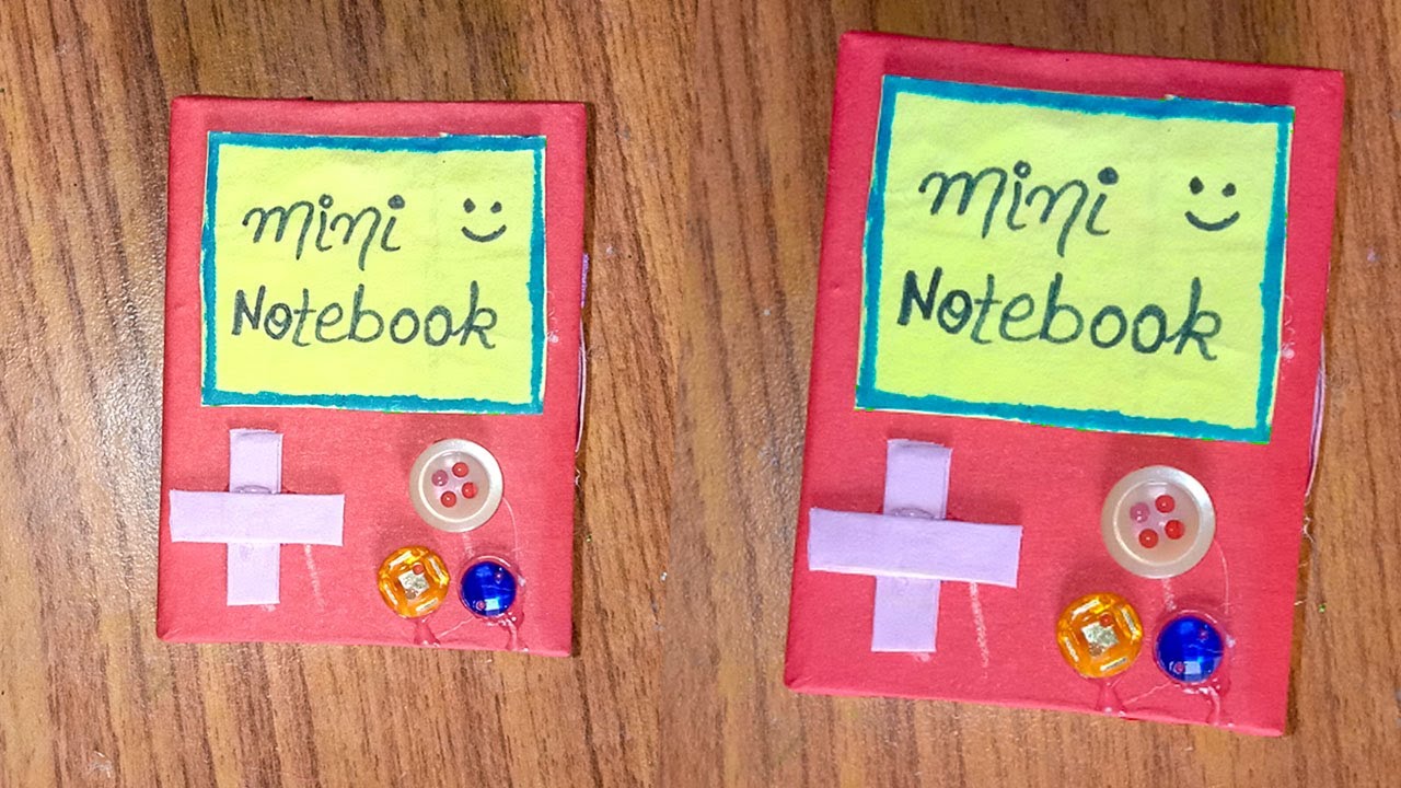 DIY mini NoteBook | DIY Gift for Children's Day | DIY NoteBook for ...
