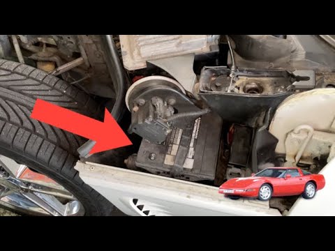 How To Remove / Replace Battery On A 1984-1996 Chevrolet Corvette C4 ...