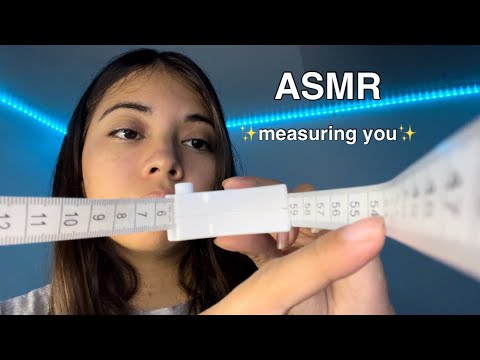 asmr measuring you 📏📝 (roleplay) - YouTube