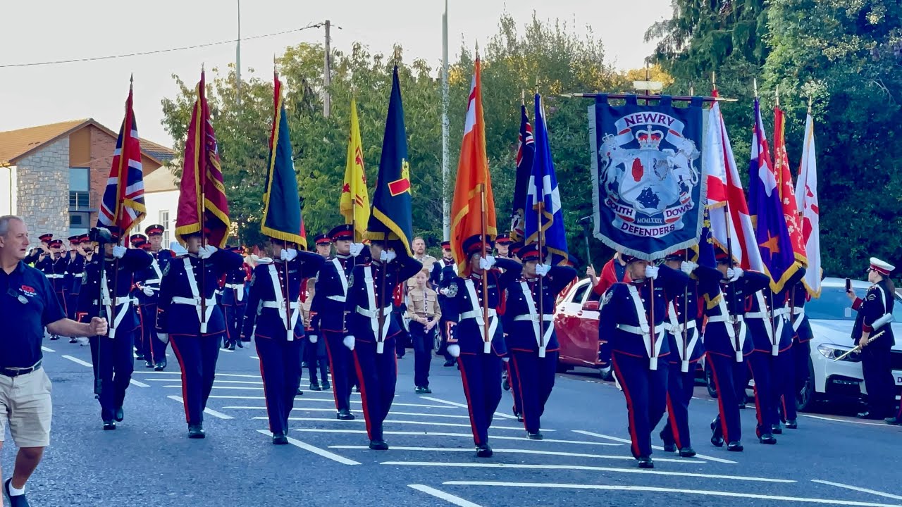 South Down Defenders Newry @ their own Annual Band Parade 2025 - YouTube