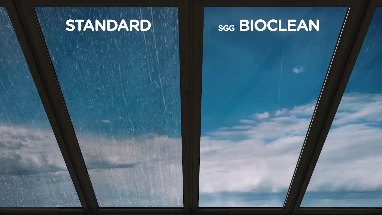 SGG BIOCLEAN - das Leichtpflegeglas von Saint-Gobain - YouTube