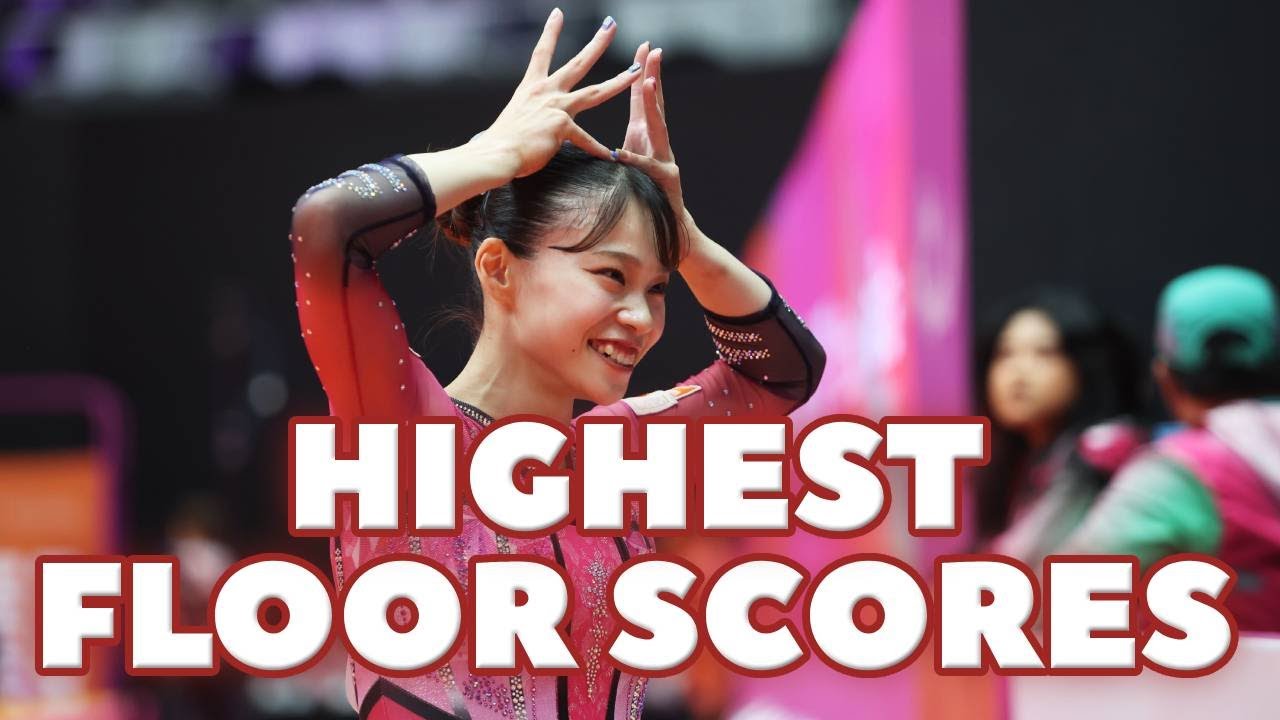 Highest Floor Exercise Scores of 2025 - YouTube