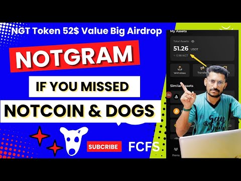 Notgram Verified Telegram Airdrop | Notcoin & Dogs Airdrops Missed | new telegram mining app airdrop
