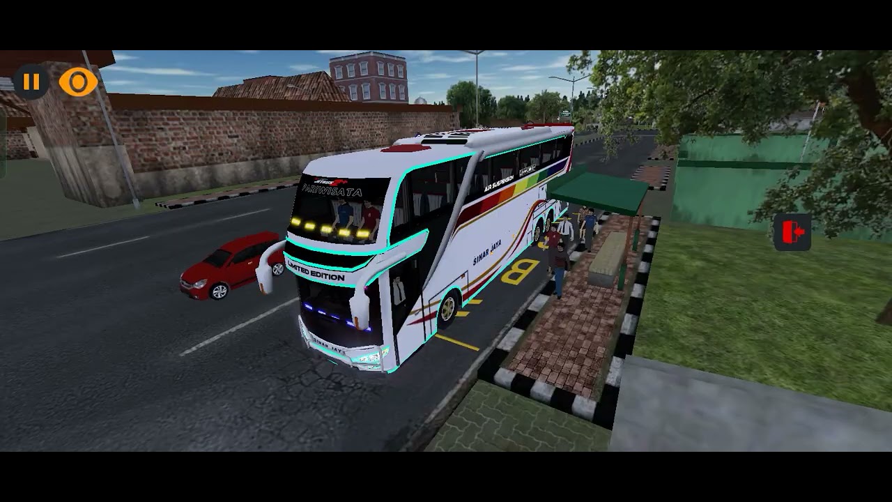mobile bus simulator mod game part 1 👍and share and subscribe pls ️ ️ ️ ...