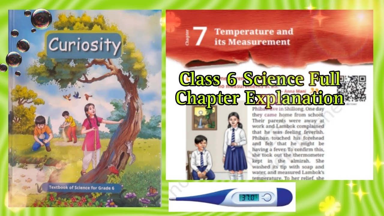 Temperature and its measurement class 6 explanation Ch 7 Science ...