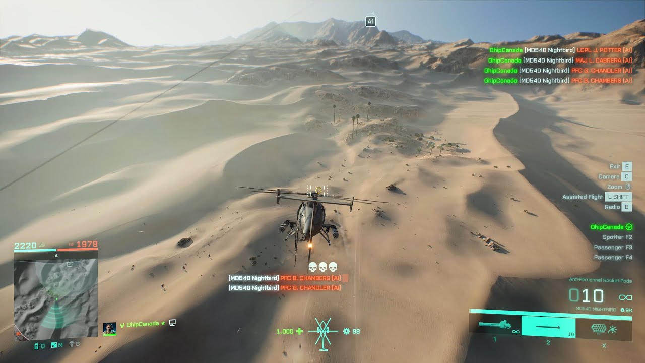 BF 2042 Fully Loaded Helicopter Vs 60 BF1942 Bots El Alamein - YouTube