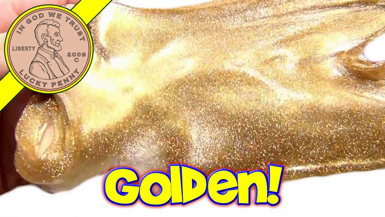 Crazy Aaron's Thinking Putty - 5 Golden Rings Metallic Gold Putty - YouTube