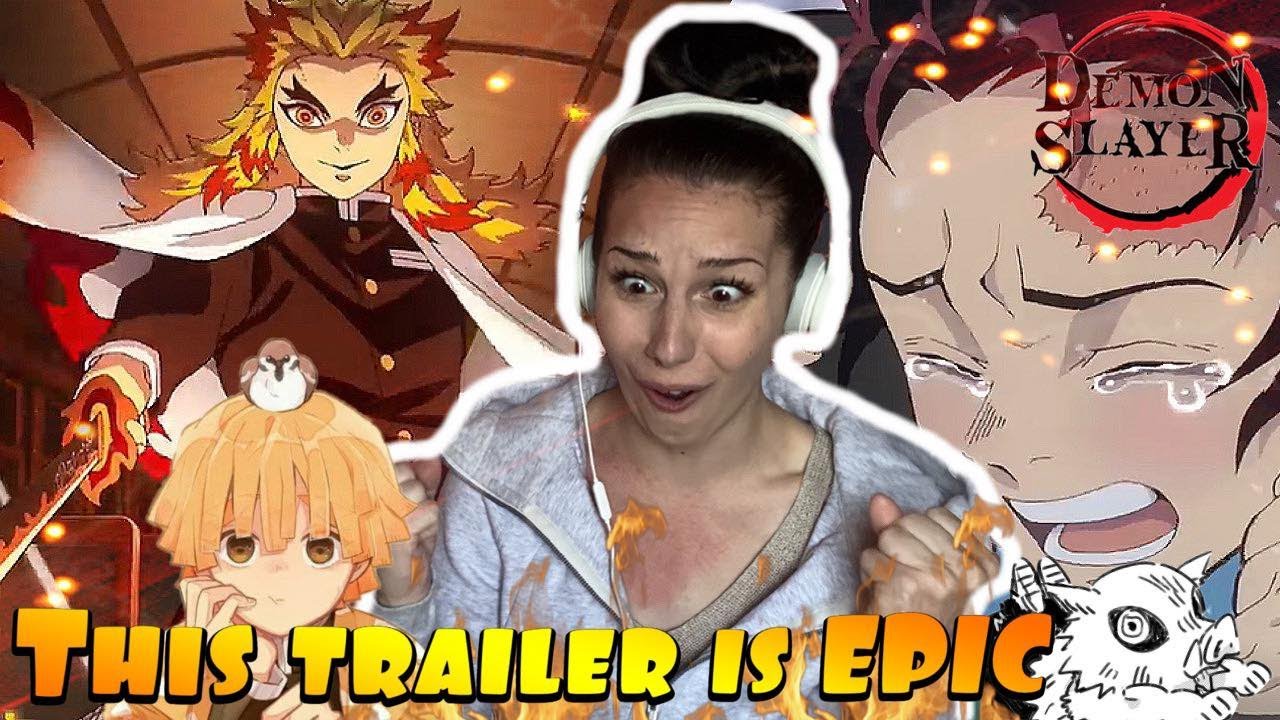 Demon Slayer : Kimetsu No Yaiba Movie trailer ** INFINITY TRAIN / MUGEN ...