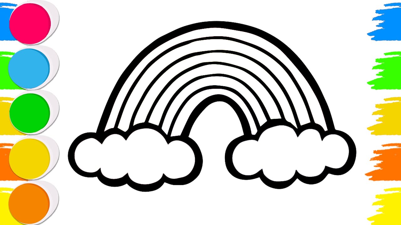 How to Draw a Beautiful Rainbow | Easy Step-by-Step Tutorial for ...