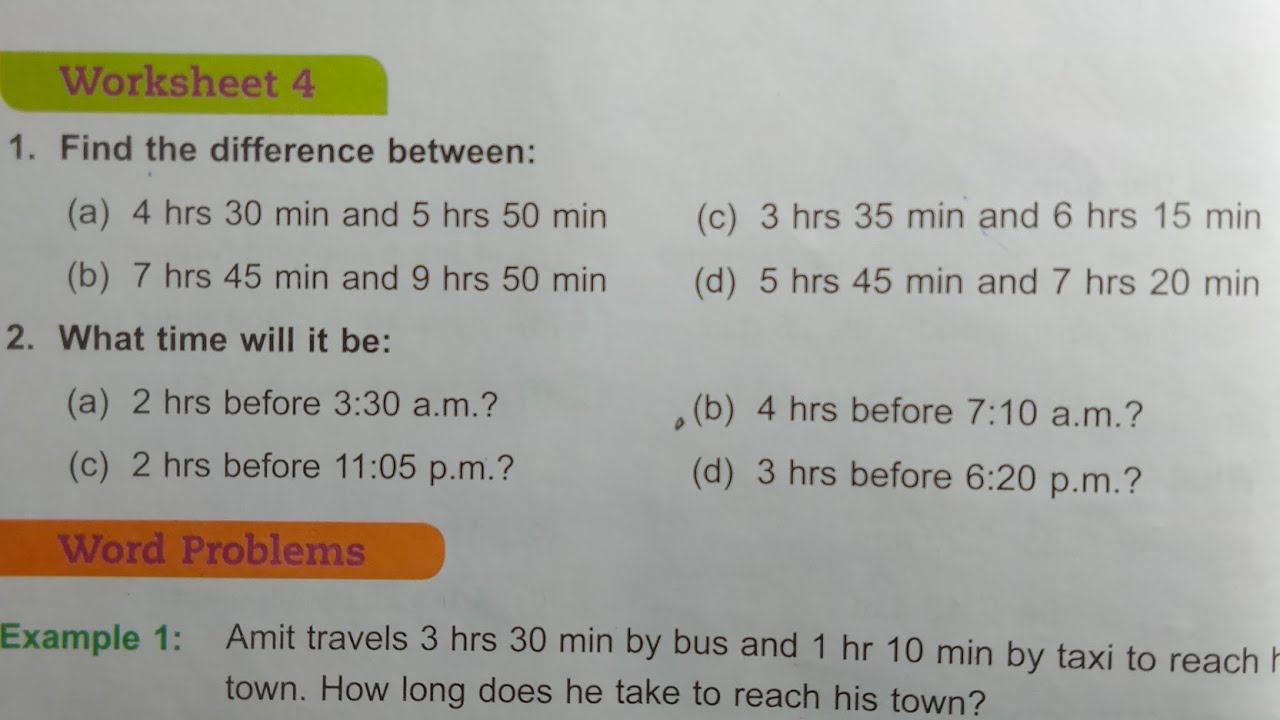 DAV Class 4 unit 8 worksheet 4 ।। Math class 4 chapter 8 worksheet 4 ...