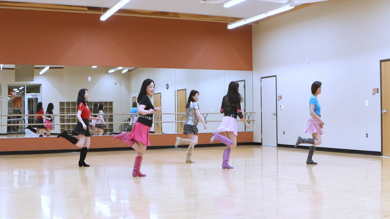 Burning Down - Line Dance (Dance & Teach) - YouTube