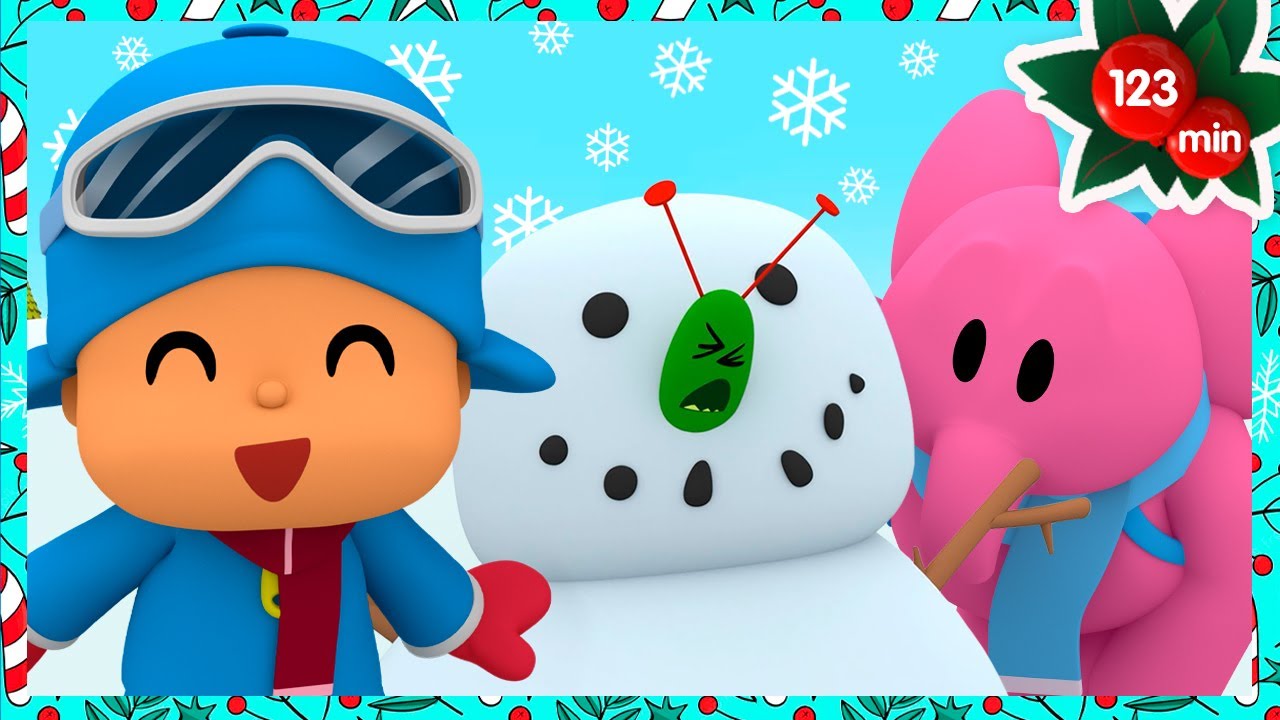 🥶️POCOYO & NINA EPISODIOS- Conquistando el hielo en Navidad [123 min ...