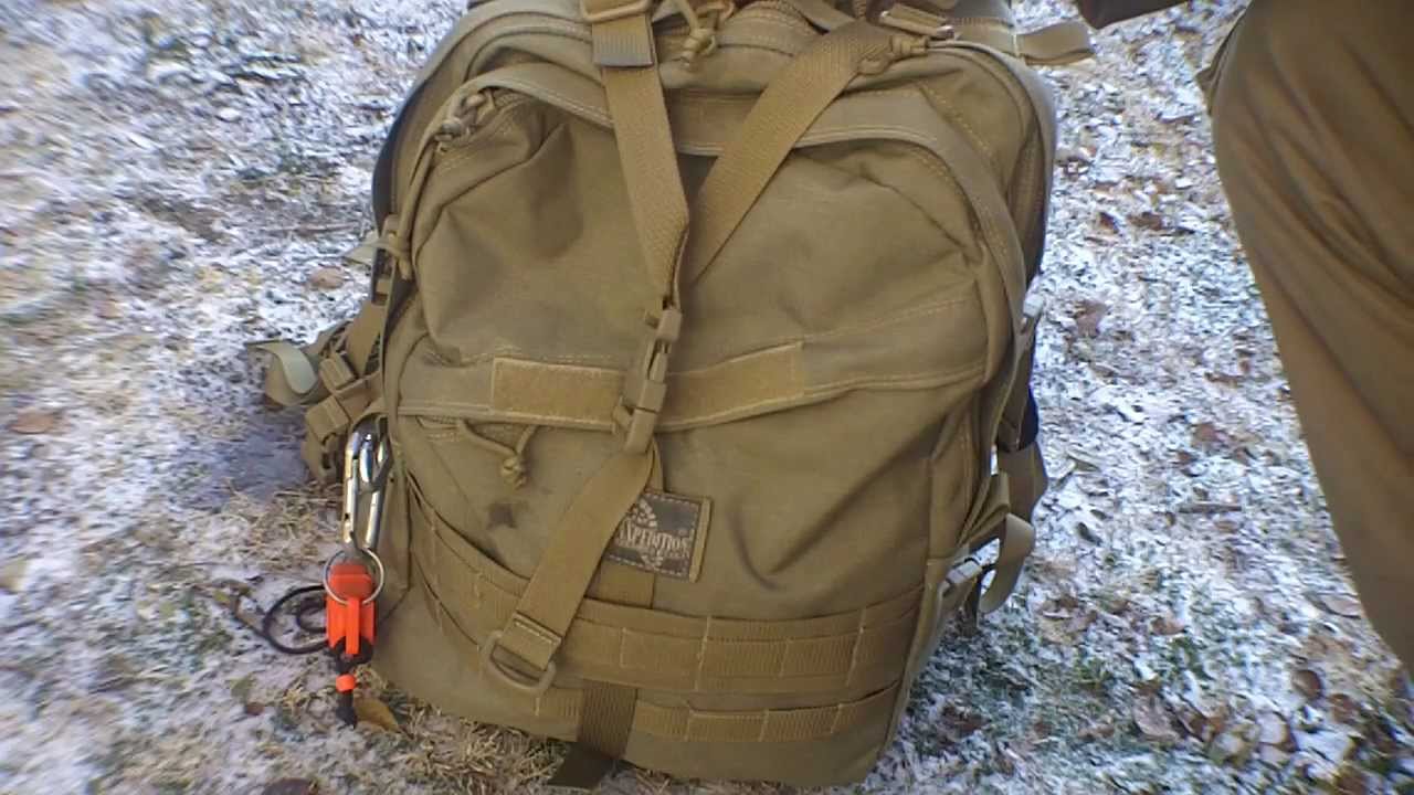 Maxpedition Backpack for Bushcrafting - YouTube