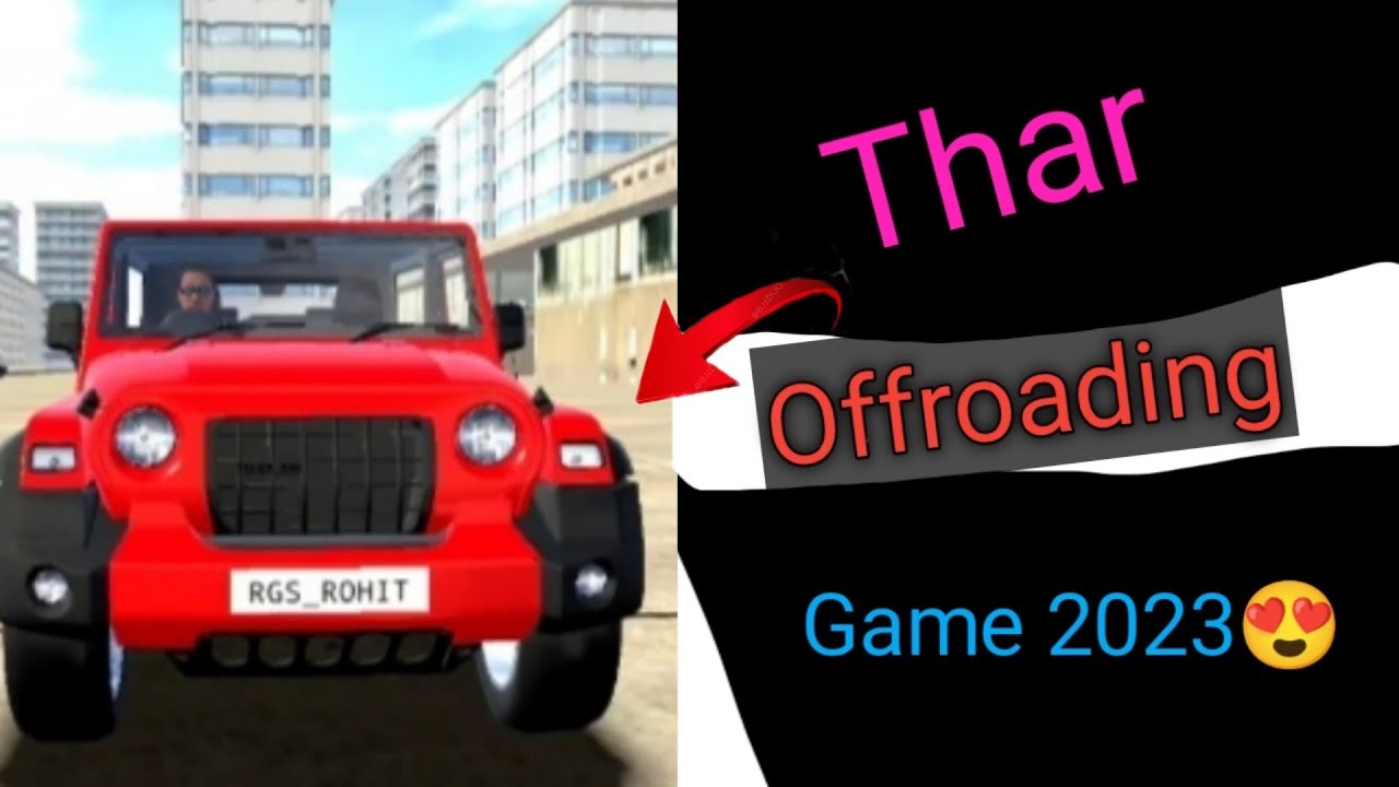 Thar offroading game 2023😍! best thar game 2023😎 #thargame #thar - YouTube