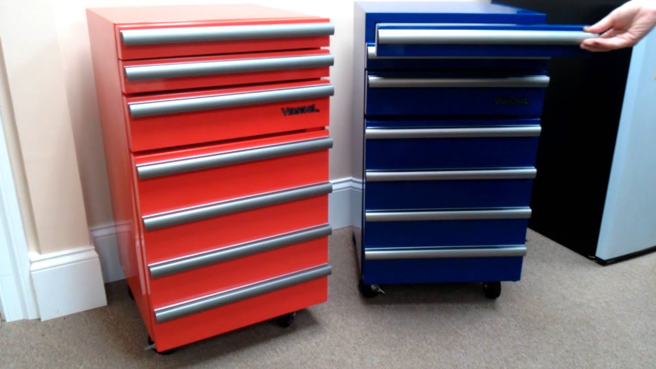 VERSONEL PORTABLE GARAGE TOOLBOX TOOL CHEST REFRIGERATORS BLUE ...