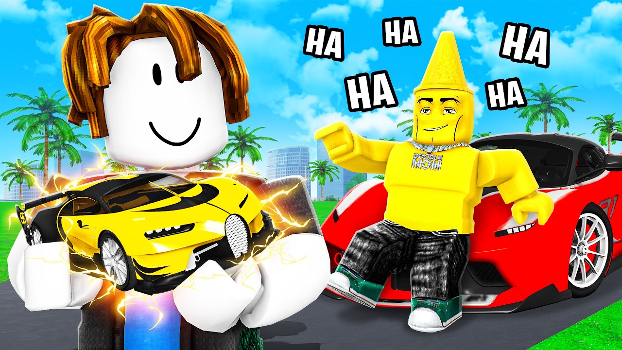 I Pretended to be a NOOB, Then used a $9,871,653 SUPERCAR (Roblox ...