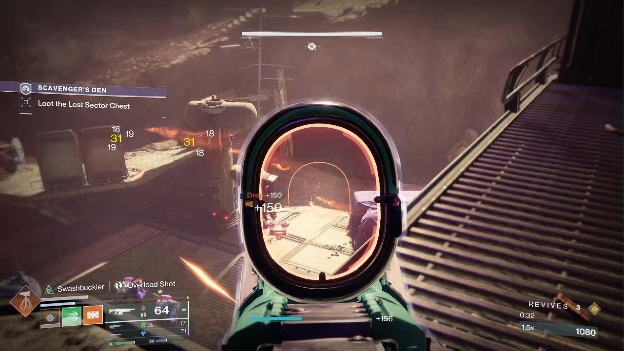 Destiny 2: Scavenger's Den solo legend lost sector - YouTube