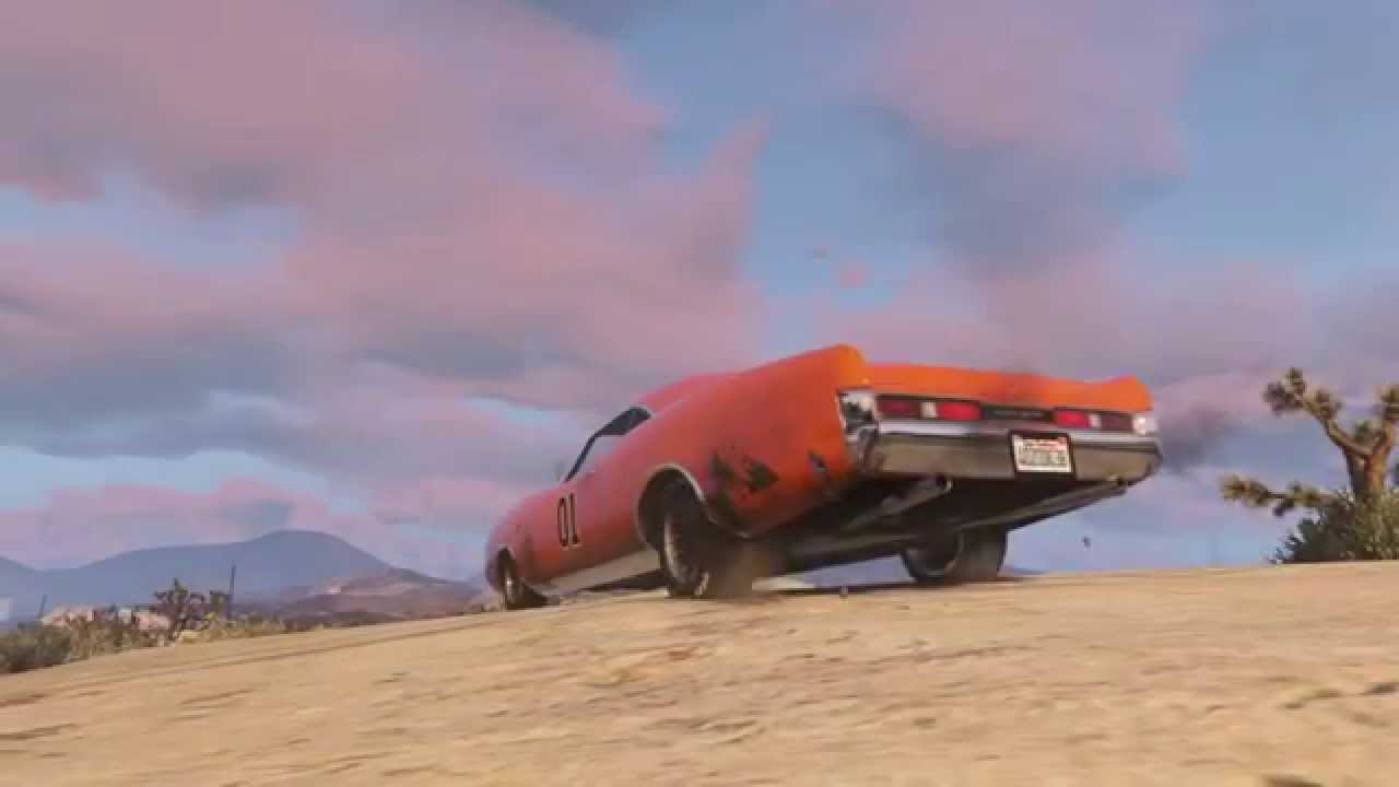Gta 5 Dukes Of Hazzard General Lee Yeee Haa Lol Youtube