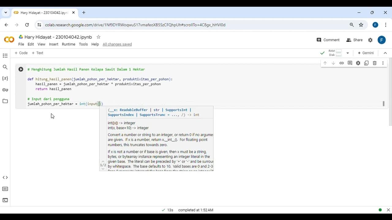 Hary Hidayat 230104042 ipynb Colab Google Chrome 2024 06 18 01 54 58 ...
