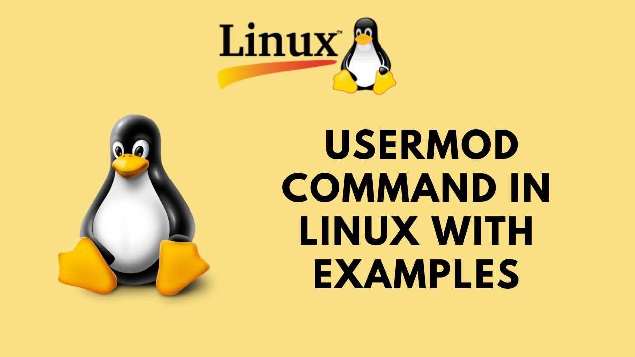 Linux Command Line Basics Tutorials Usermod Command In Linux With
