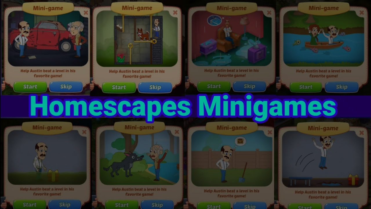 Homescapes: Mini Games Ads Collections - YouTube