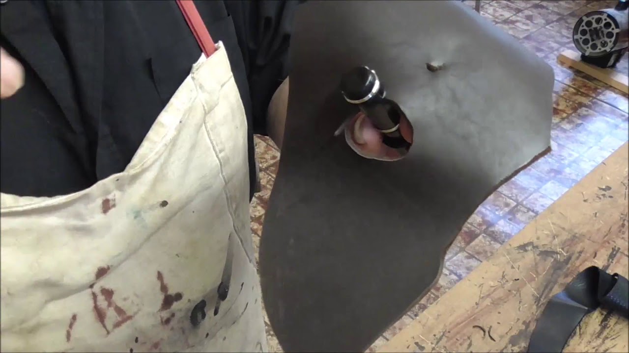 how to use a leather lace maker - YouTube