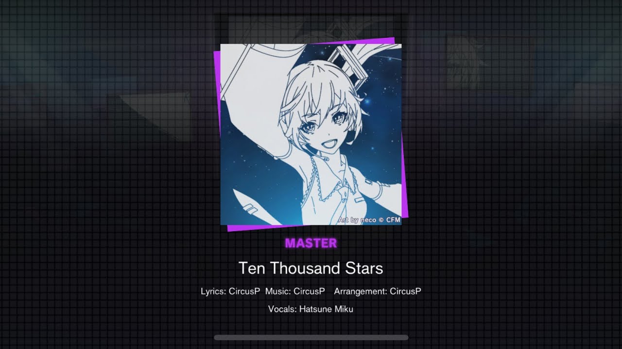 Ten Thousand Stars Master (Full Combo) First Try - YouTube