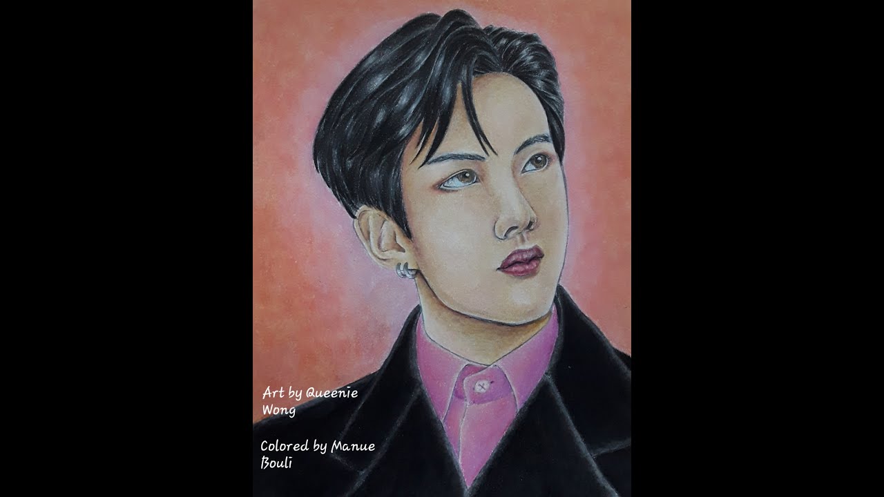 Speed coloring : J-Hope Part 2 - YouTube