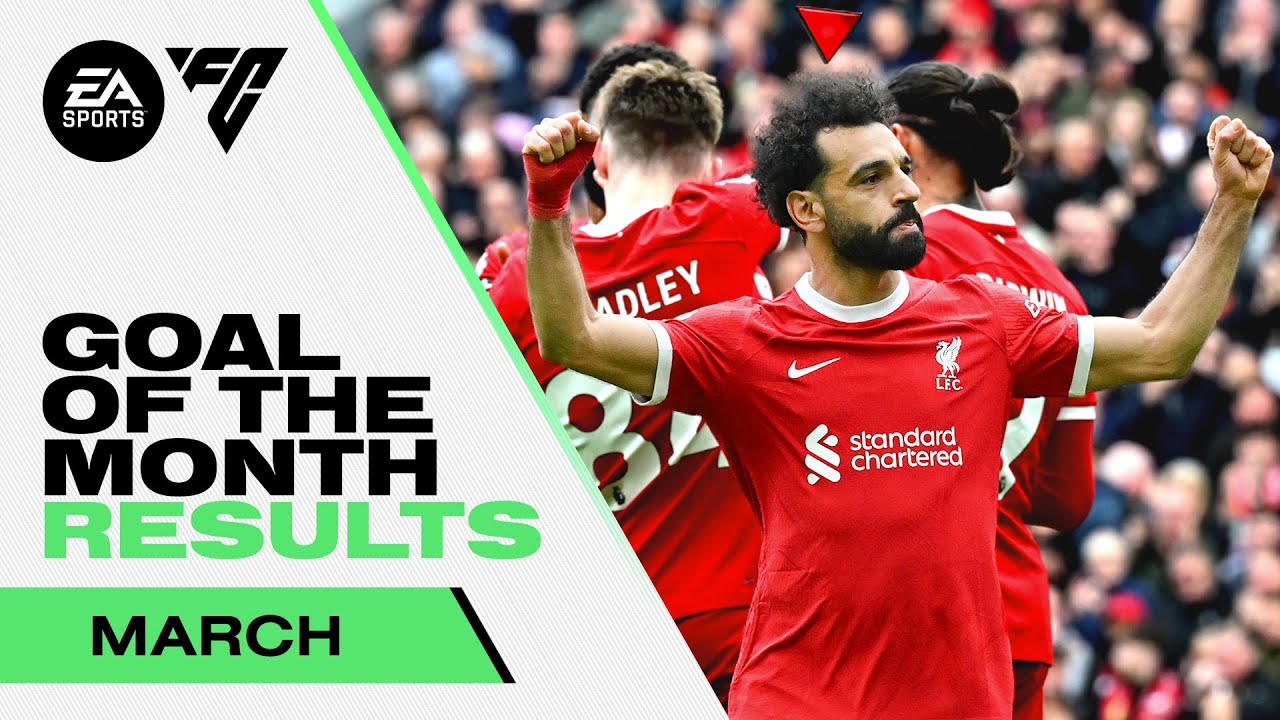 March Goal of the Month | Darwin Nunez Last Minute Winner & Mo Salah ...